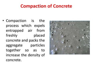 Compaction of concrete | PPT