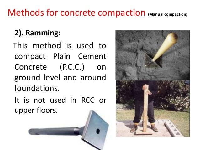 Compaction of concrete