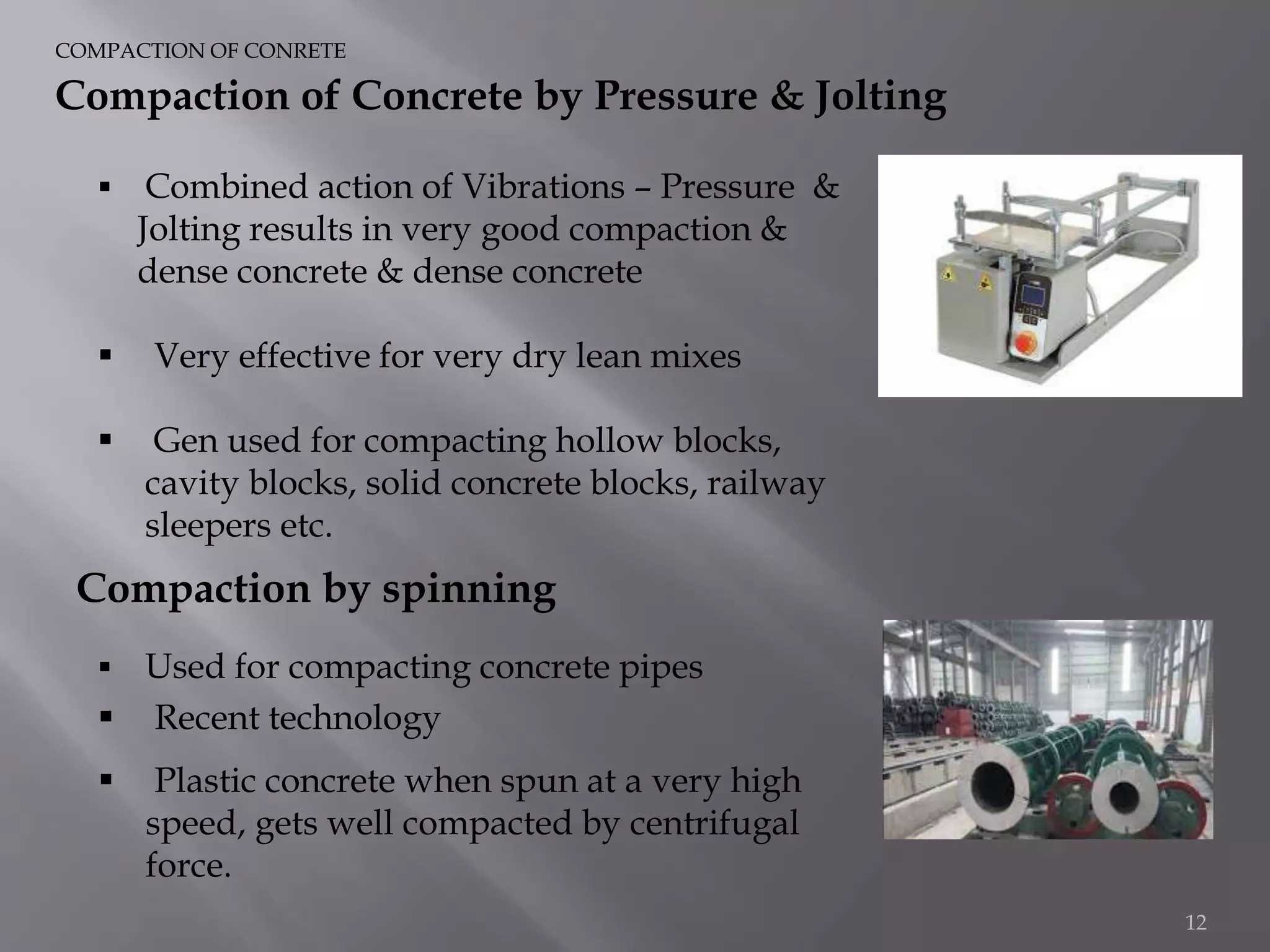 Compaction of concrete | PPTX