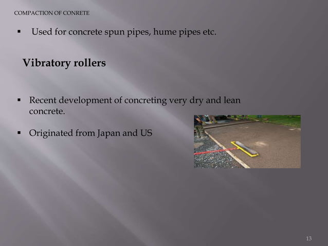 Compaction of concrete | PPT