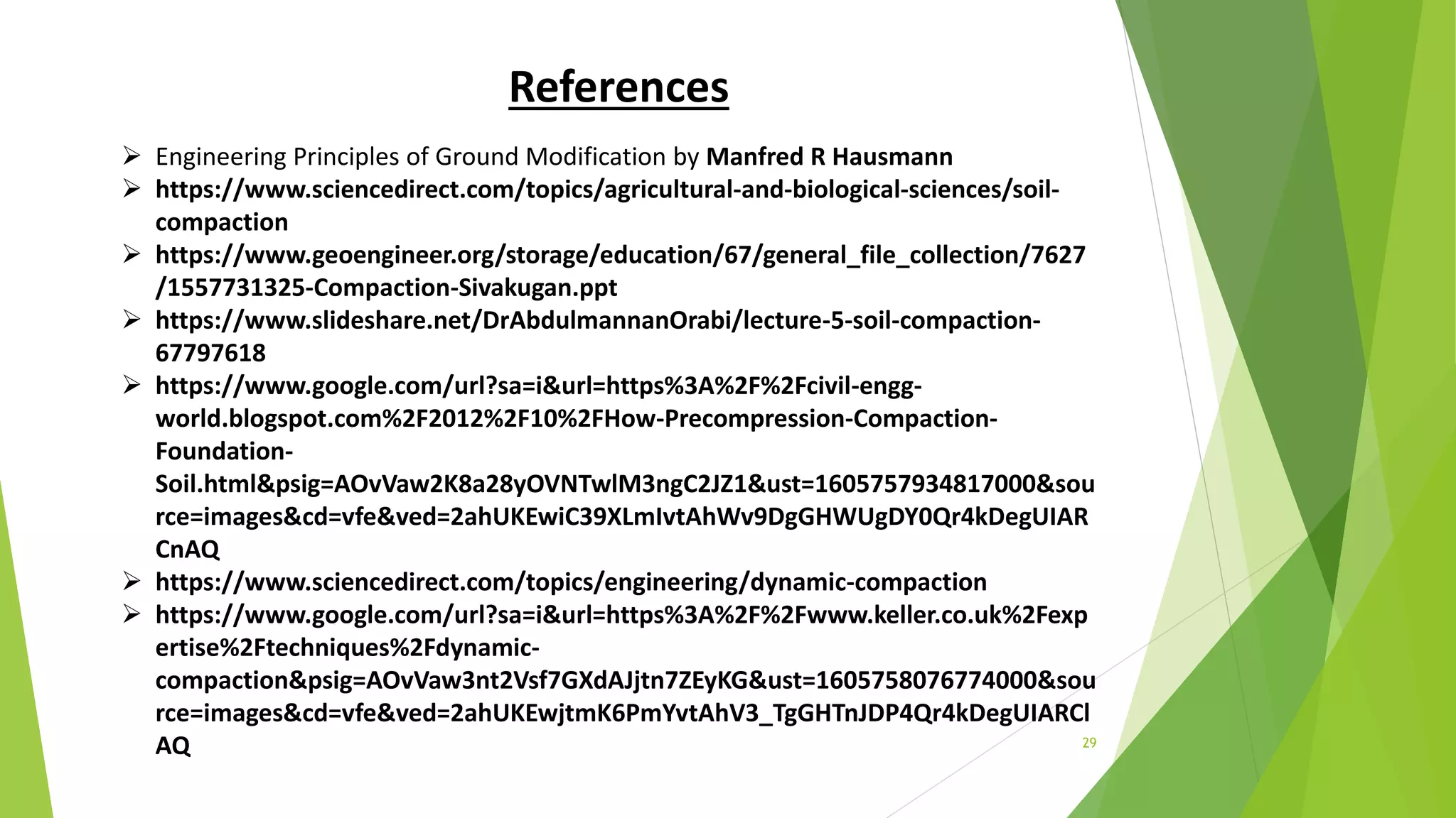 Compaction of soil | PPTX