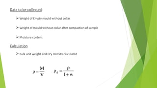 Compaction of soil | PPTX