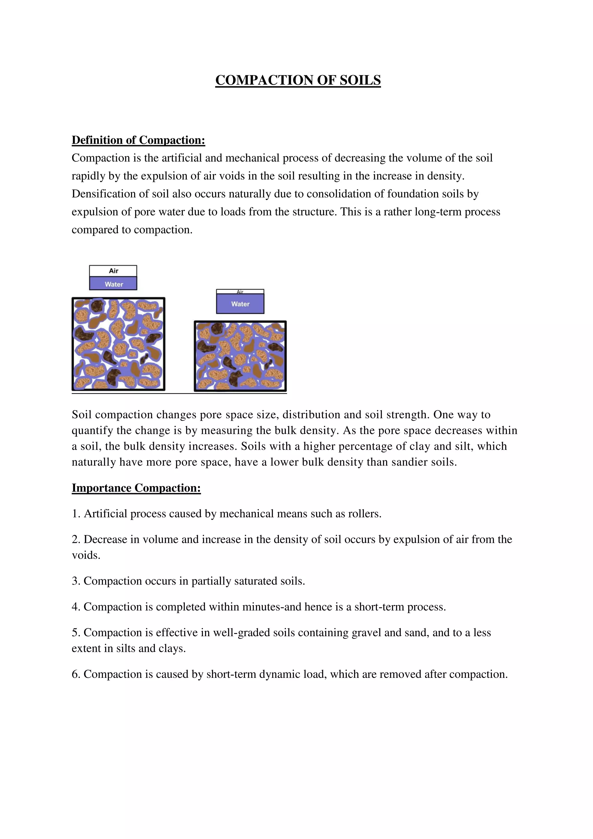 Compaction of soils | PDF