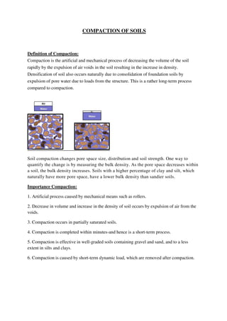 Compaction of soils | PDF