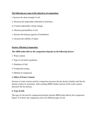 Compaction of soils | PDF