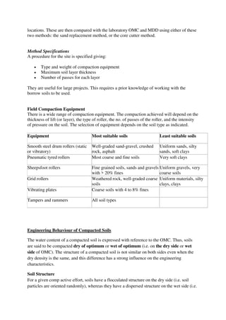 Compaction of soils | PDF