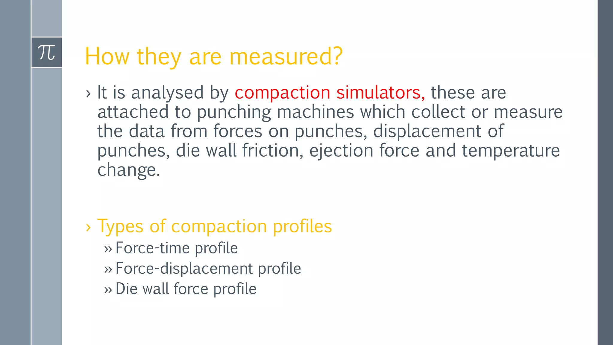 Compaction profiles | PPTX