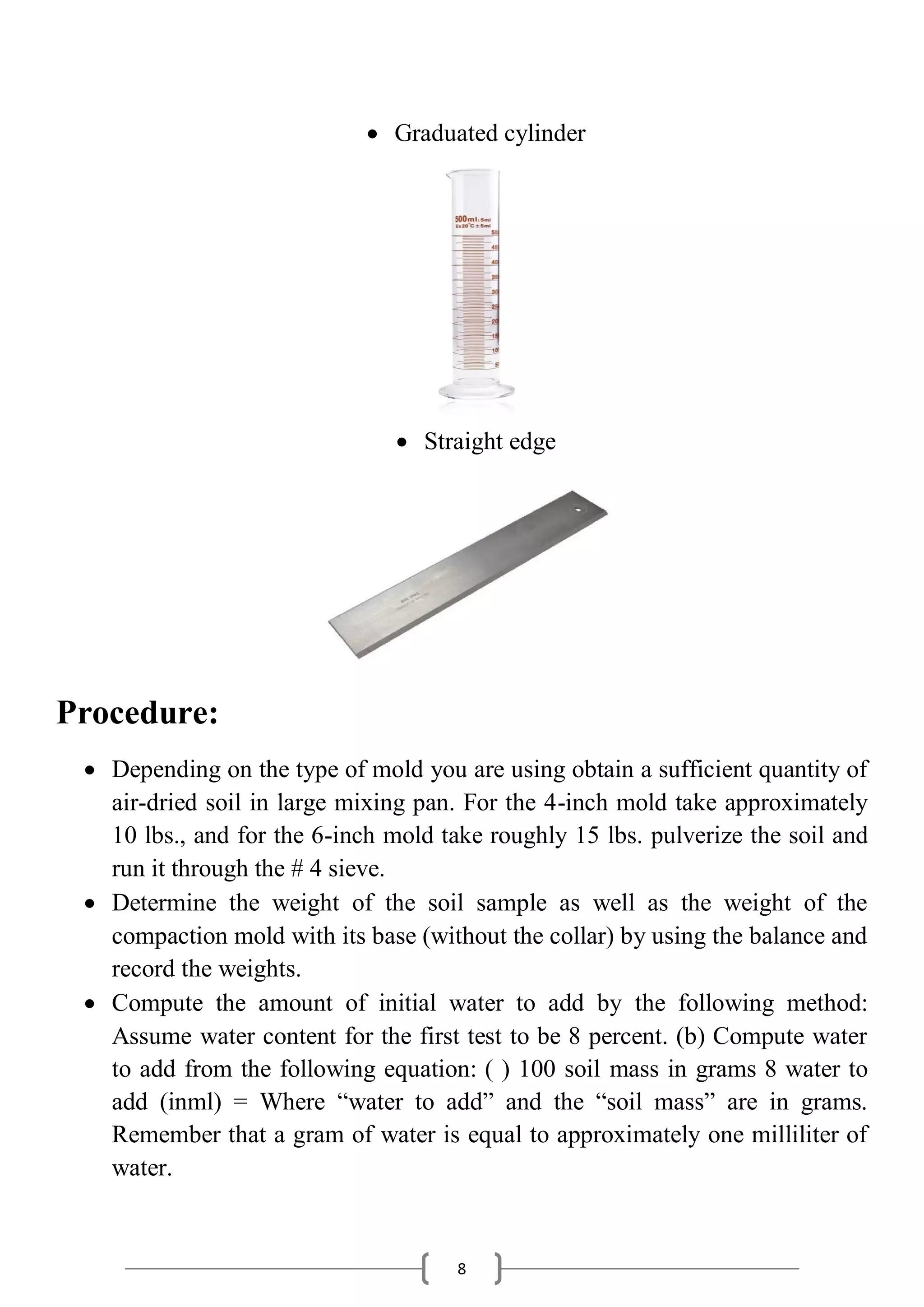compaction test | PDF