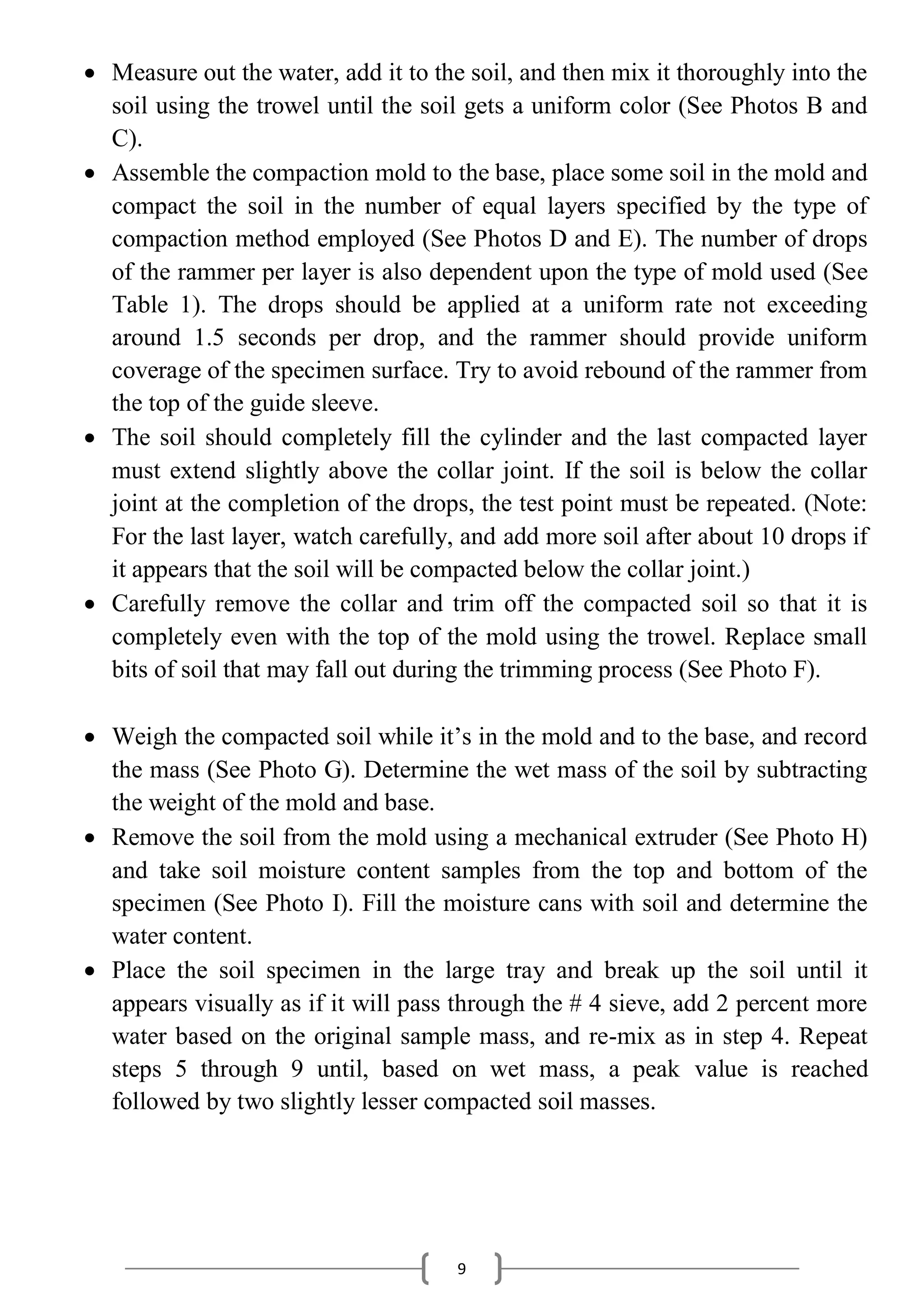 compaction test | PDF