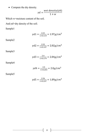 compaction test | PDF