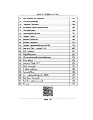 Compact it job solution part 01 (Preliminary) | PDF