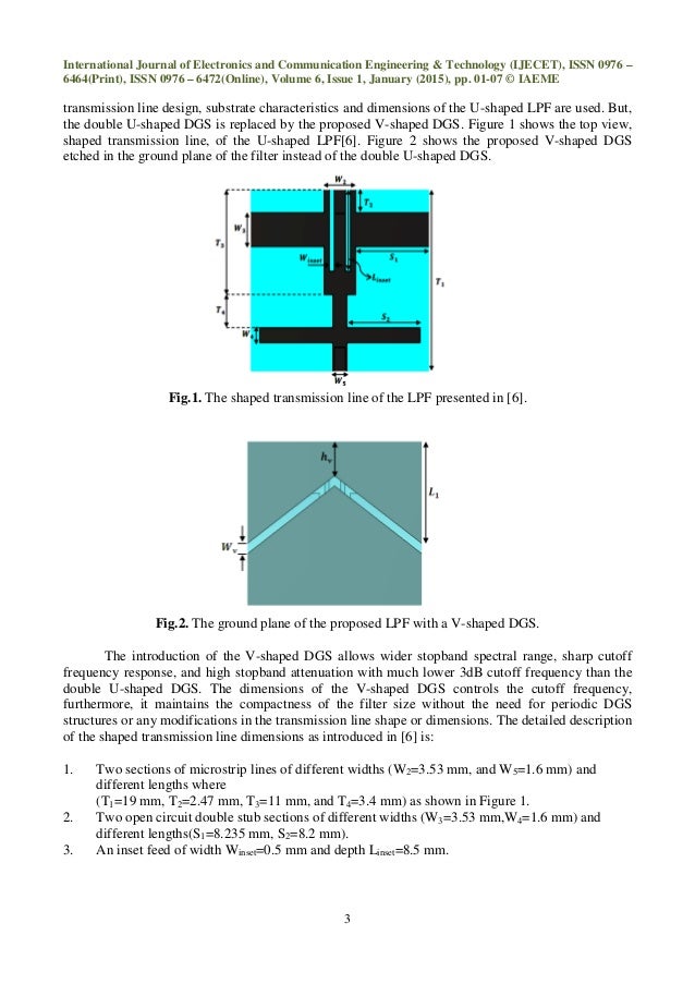 Compact Lpf Design With Low Cutoff Frequency Using V Shaped Dgs Struc