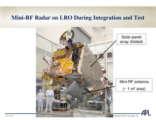 TU2.L09.1 - COMPACT POLARIMETRY AT THE MOON: THE MINI-RF RADARS | PPT