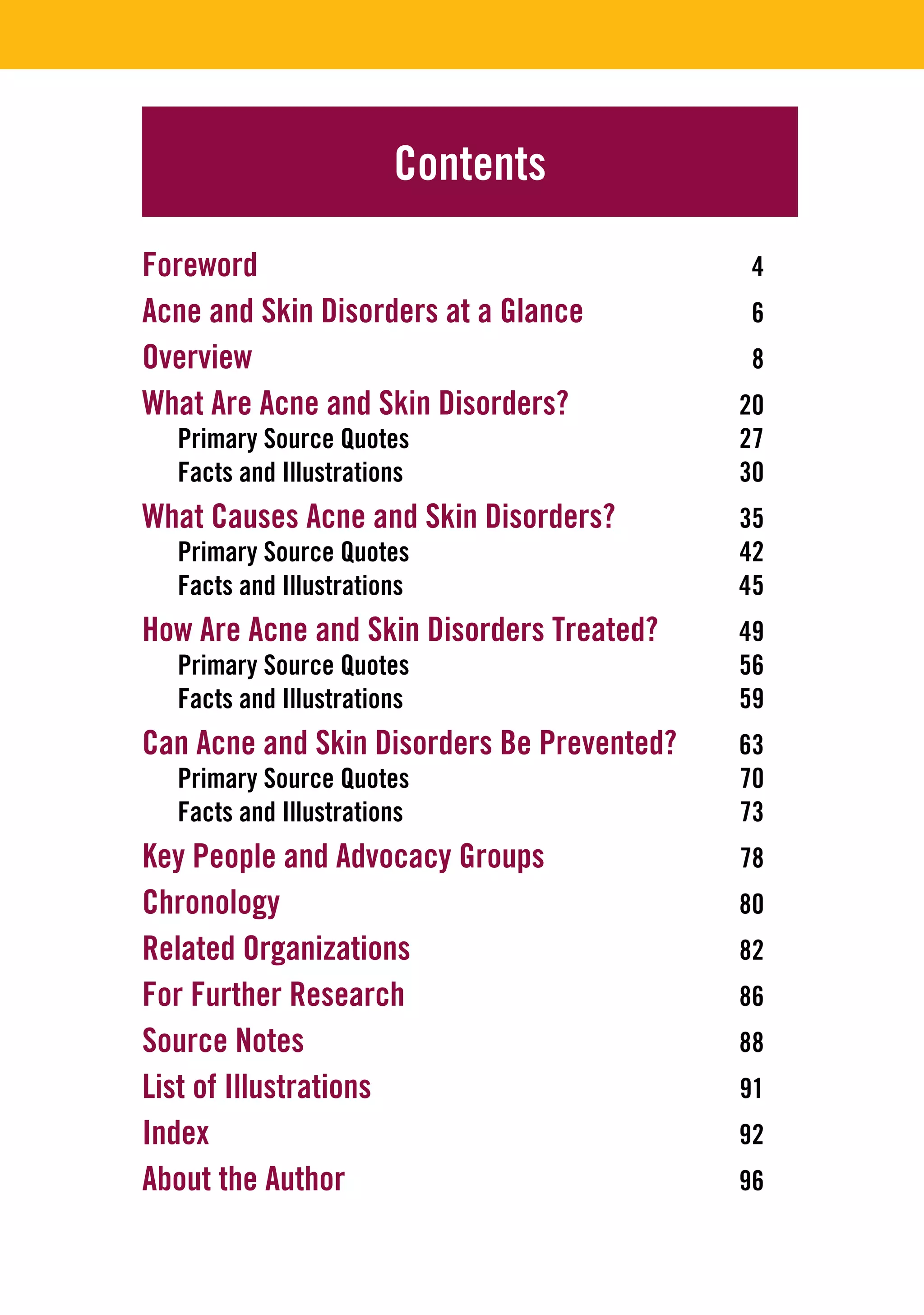 acne and skin disorders | PDF