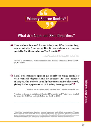 acne and skin disorders | PDF