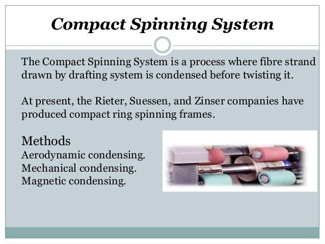 compact spinning (Ring Spinning) | PPTX