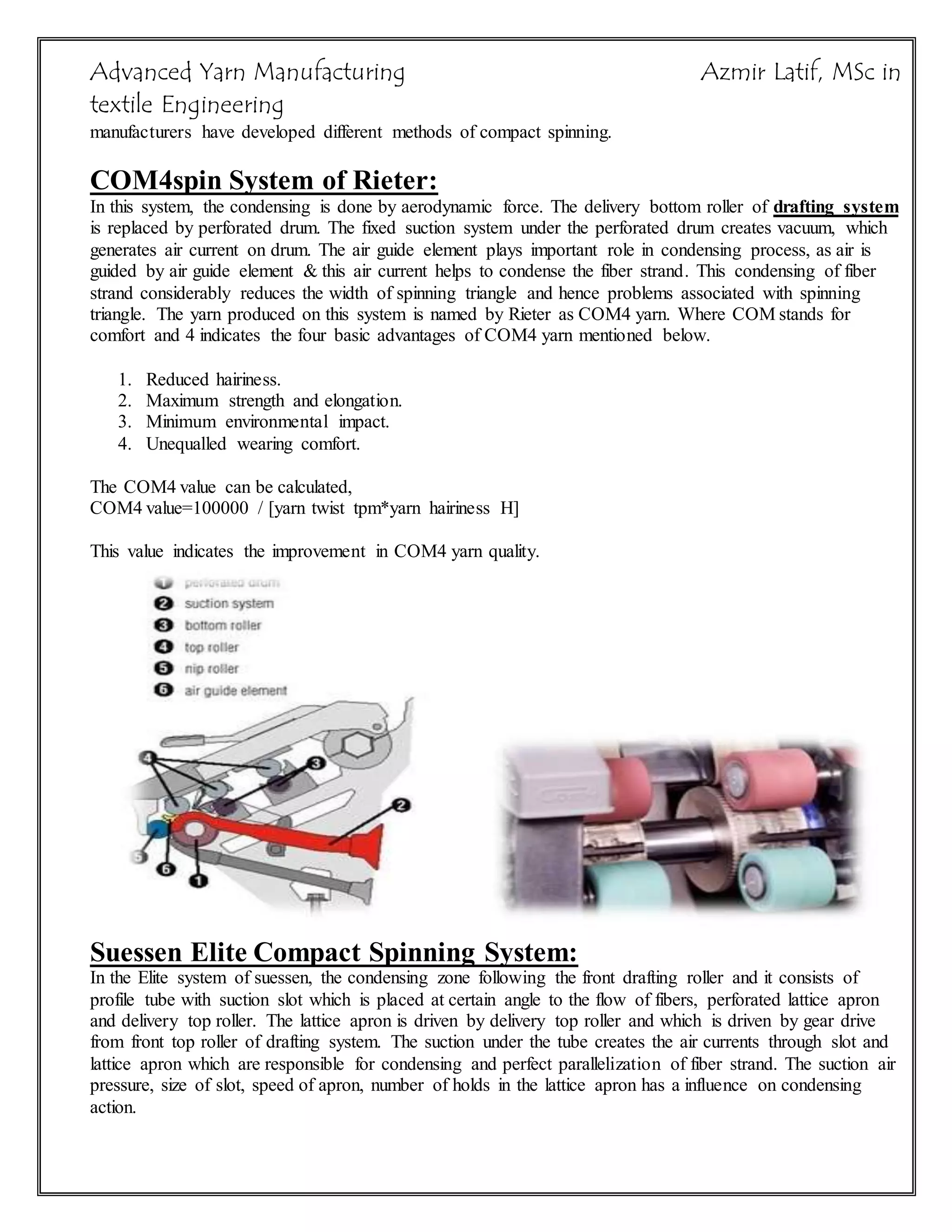 Compact Spinning System | DOCX