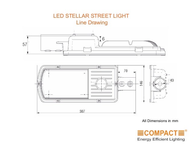 Compact Street Lights - 25W LED STELLAR STREET LIGHT Specifications