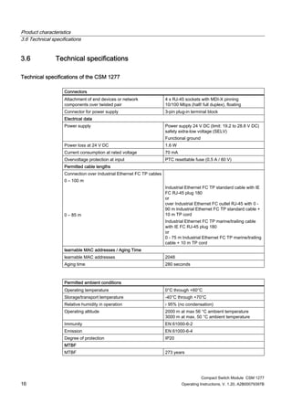 Compact switch module csm 1277 s7 1200 | PDF | First Aid | Injuries