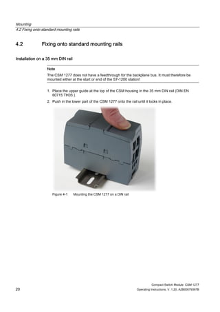 Compact switch module csm 1277 s7 1200 | PDF | First Aid | Injuries