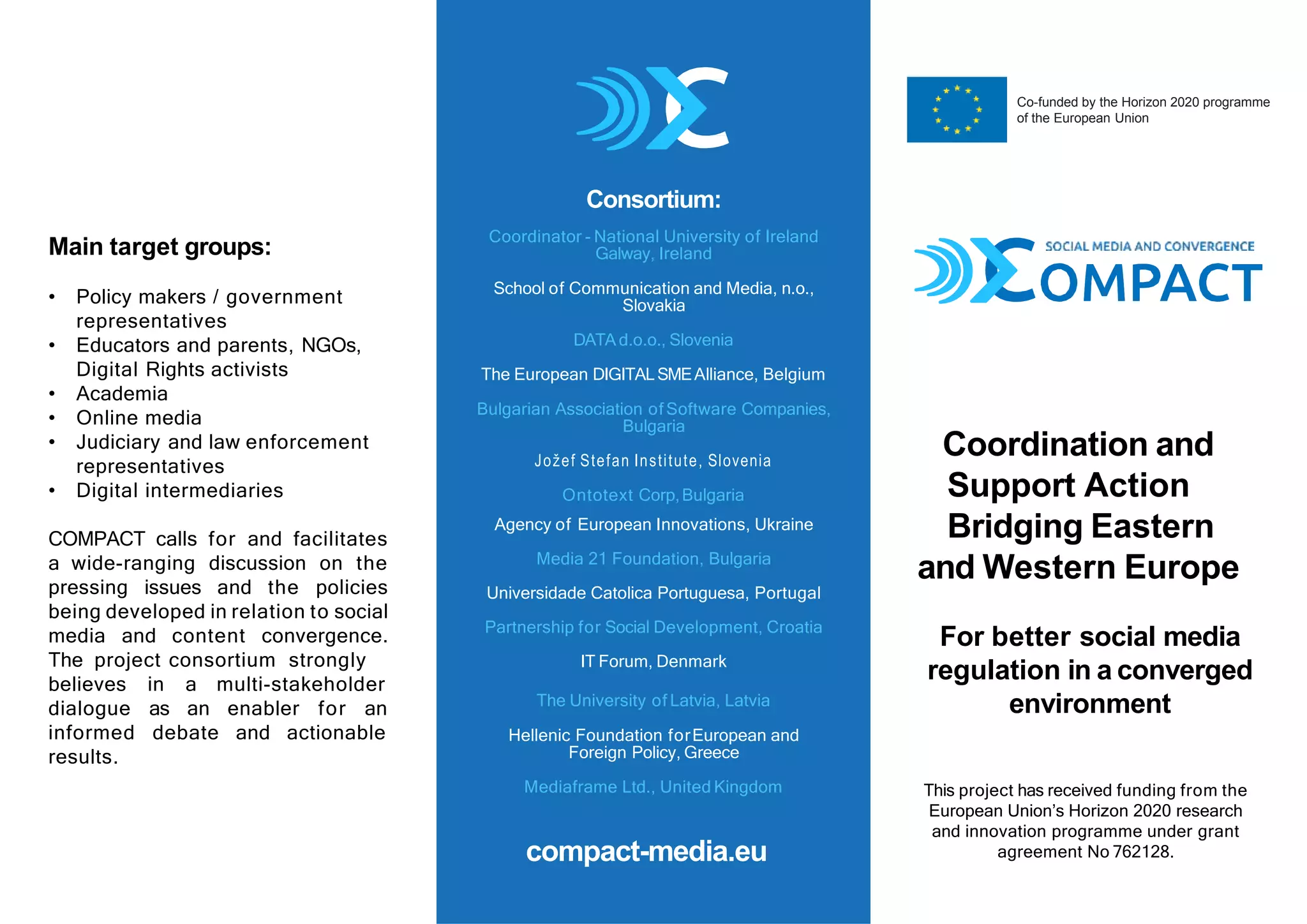 Project COMPACT From research to policy through raising awareness of ...