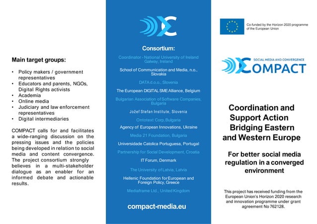 Project COMPACT From research to policy through raising awareness of ...