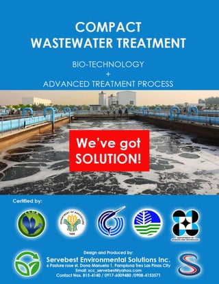 Compact Wastewater Treatment Facility | PDF