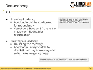 Angelo Compagnucci - Upgrading buildroot based devices with swupdate | PDF