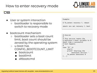 Angelo Compagnucci - Upgrading buildroot based devices with swupdate | PDF