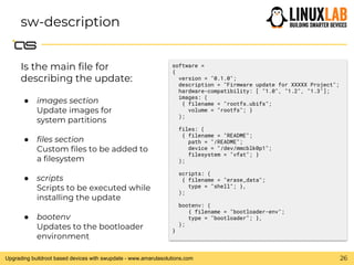 Angelo Compagnucci - Upgrading buildroot based devices with swupdate | PDF