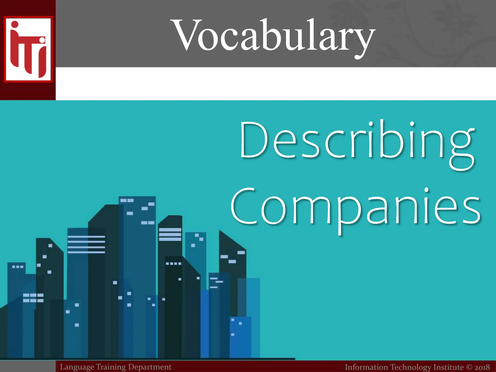 Companies and market in business english context .pptx