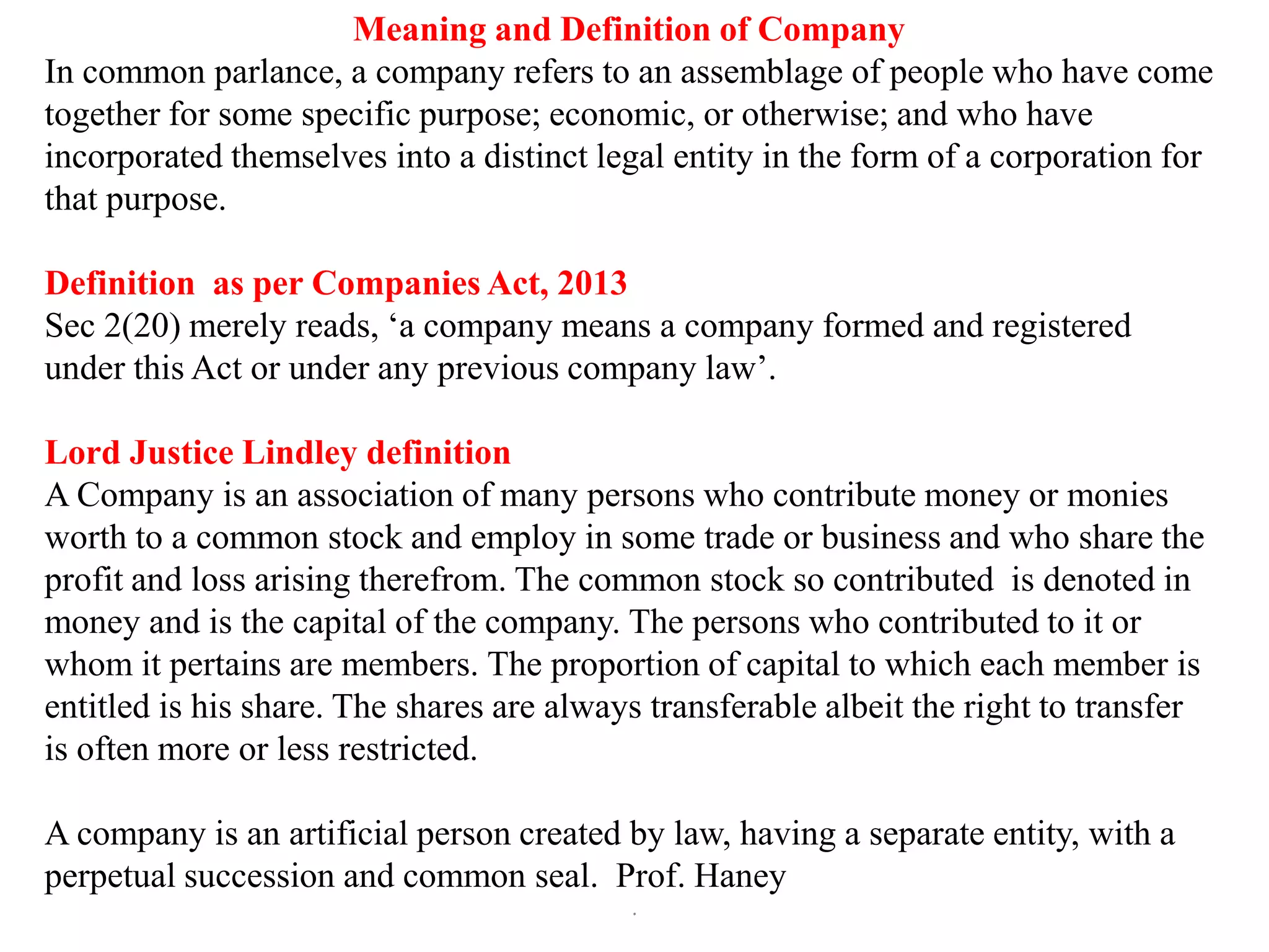 Companies act | PPTX