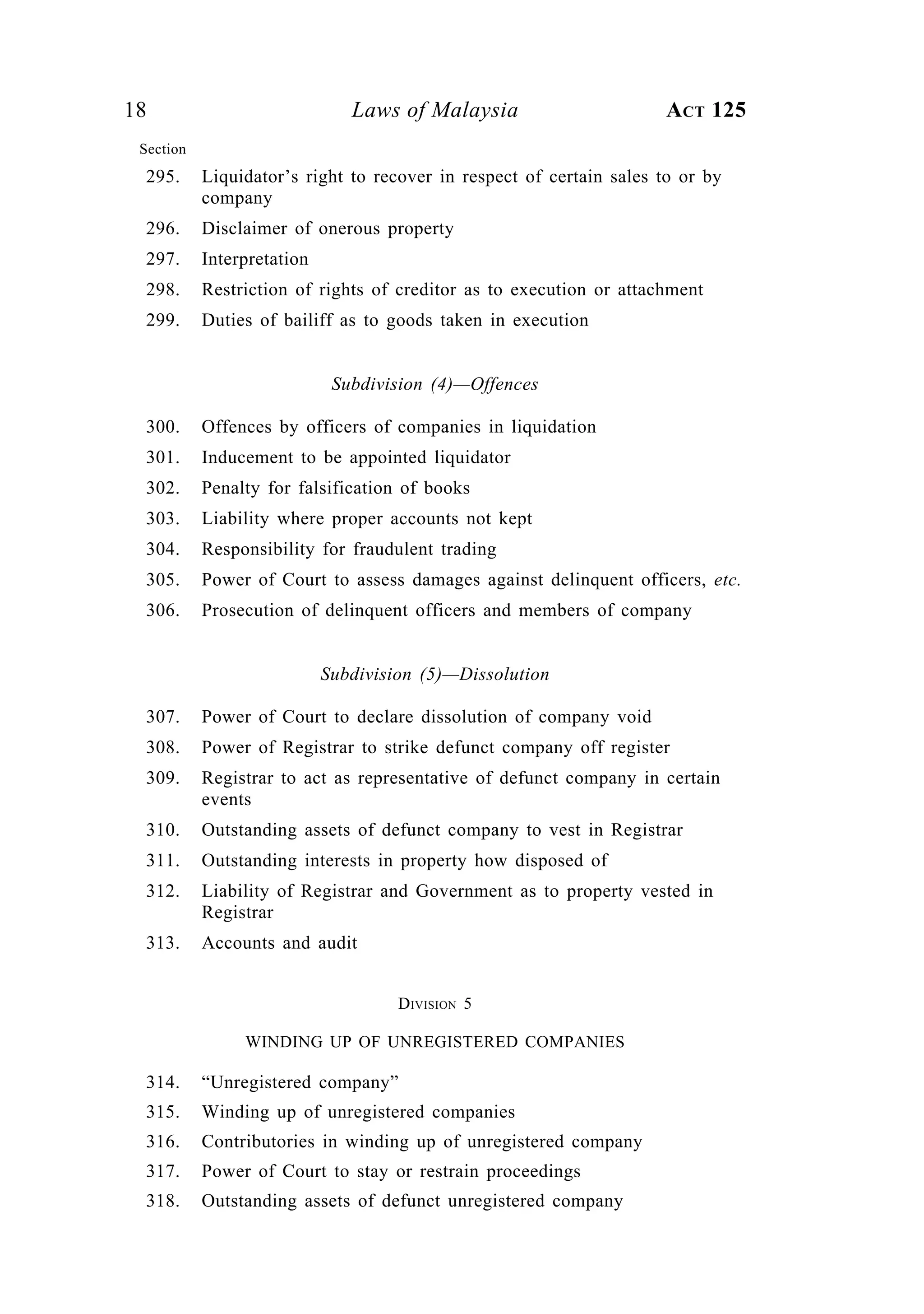Companies act 1965 | PDF
