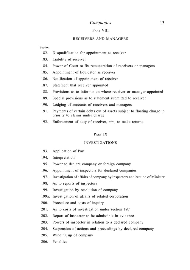 Companies act 1965 | PDF | Business Accounting & Finance | Business