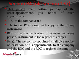 Chapter VI (Registration of Charges), The Companies Act, 2013 | PPTX