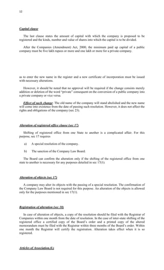 Companies laws complete notes | PDF