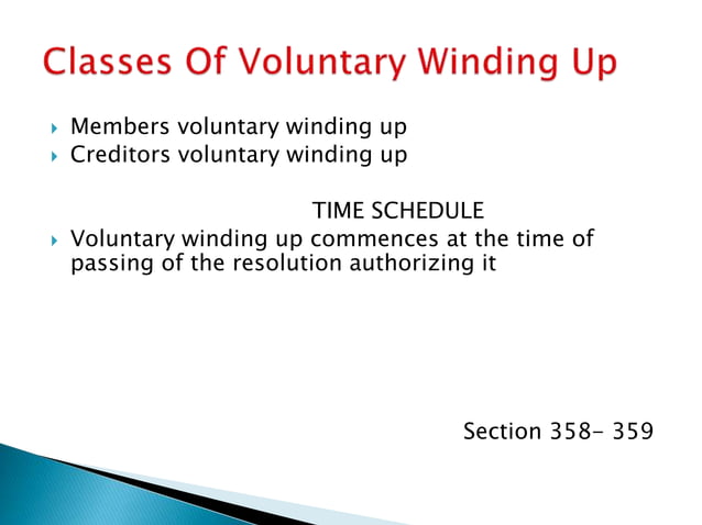 Companies ordinance 1984 winding up | PPTX