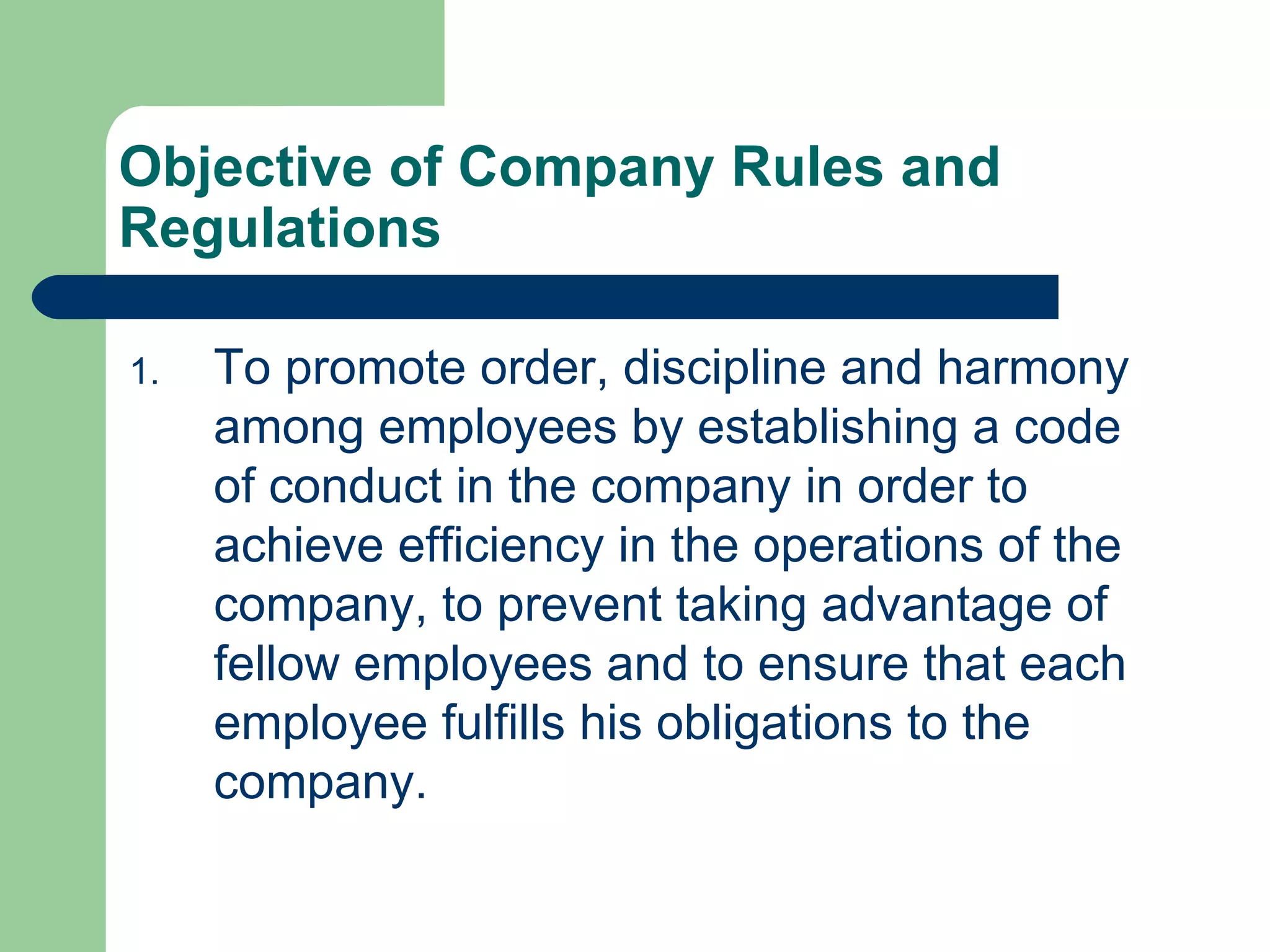Companies’ policies | PPT