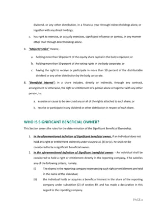 Companies (Significant Beneficial Ownership) Amendment Rules, 2019 | PDF