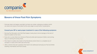 Companio: Effective Foot Pain Management | PDF