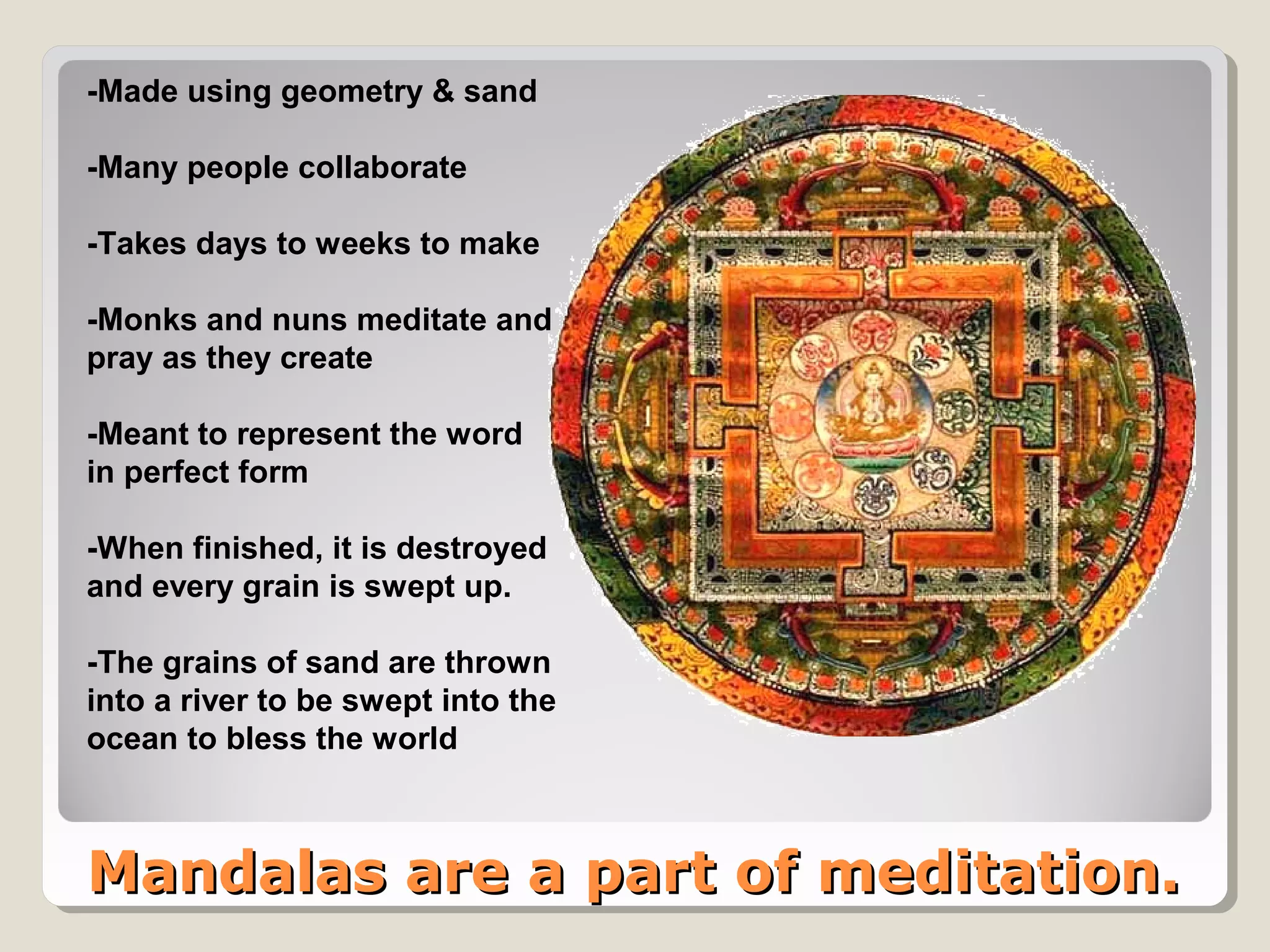 Companion guide of 6th grade buddhism mandalas | PPT | Drawing and ...