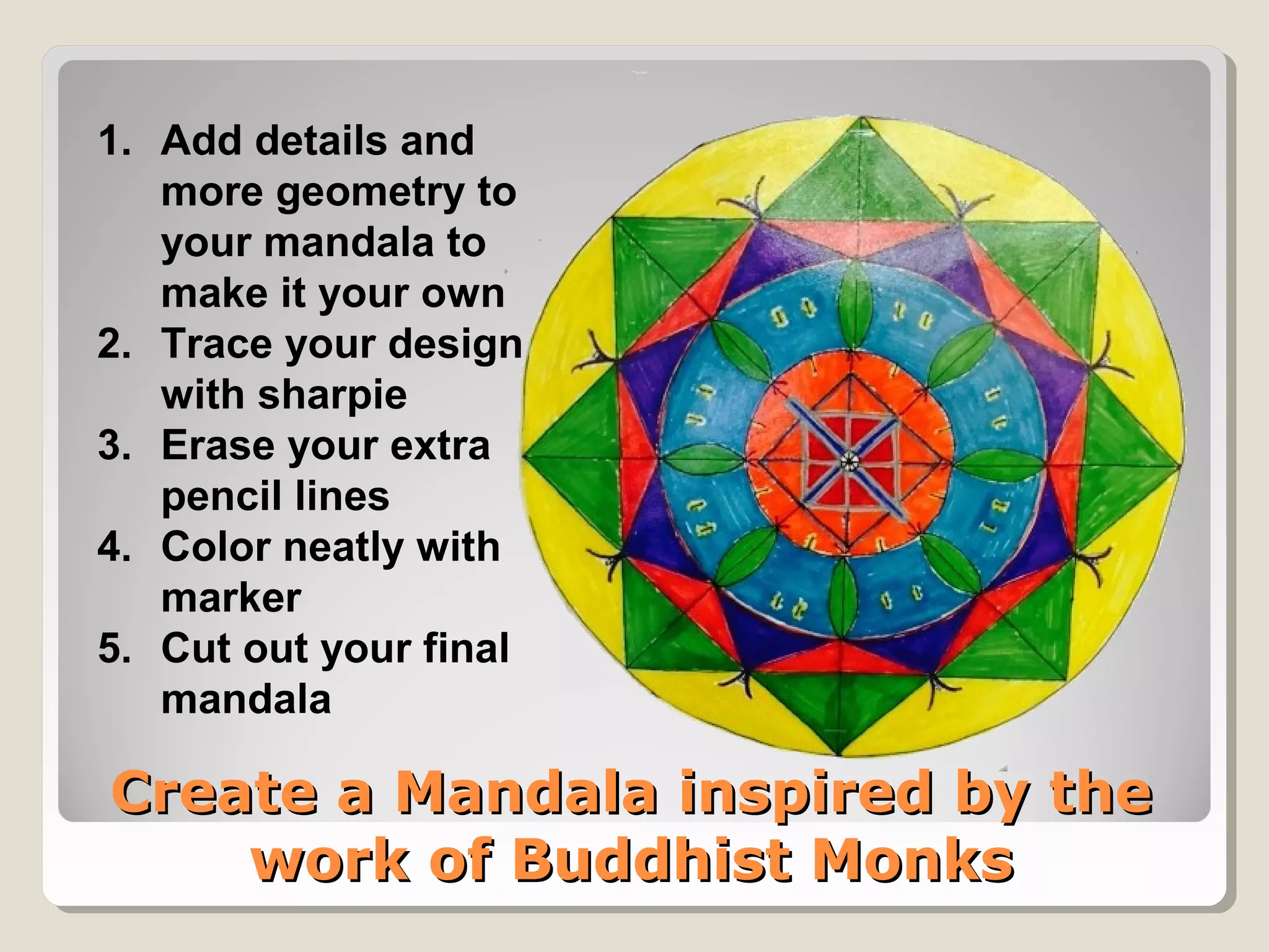 Companion guide of 6th grade buddhism mandalas | PPT | Drawing and ...