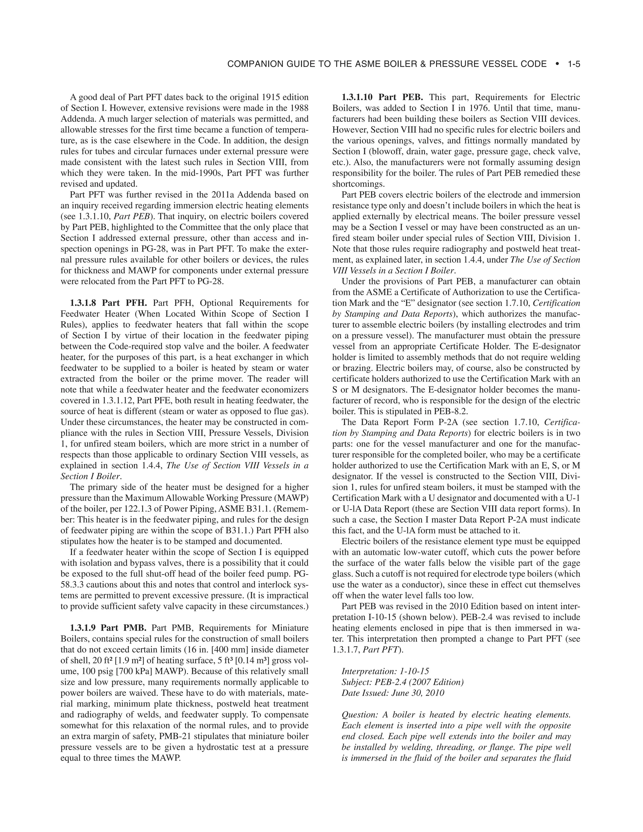 Companion Guide to the Asme Boiler & Pressure Vessel Codes. Vol. 1 ...