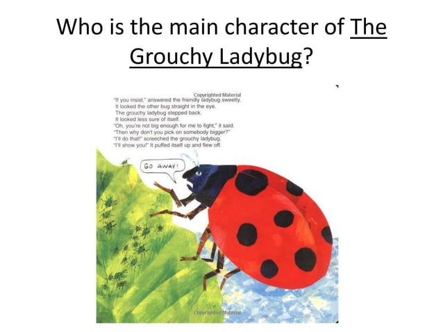 Companion guide to the grouchy ladybug | PPT