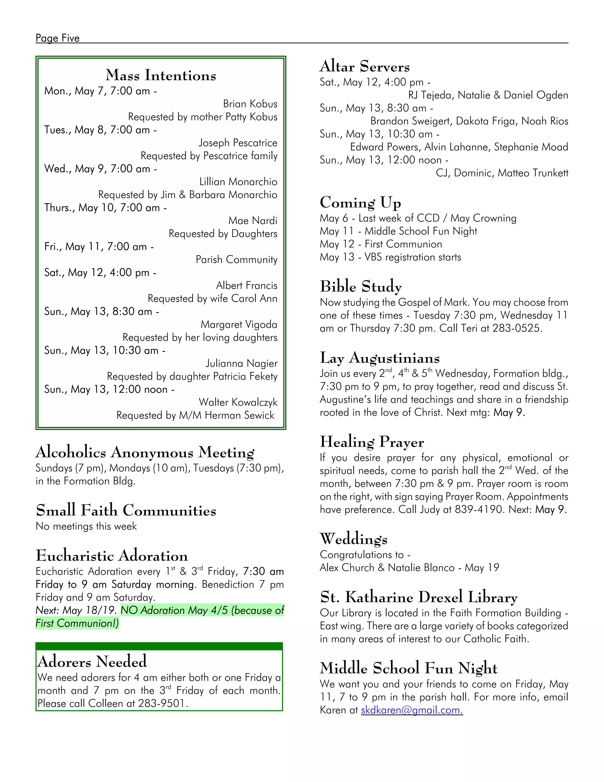 Companion Gardening: Garden Outreach Ministry of St. Katharine Drexel ...