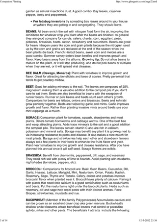 Companion Planting - Golden Harvest | PDF