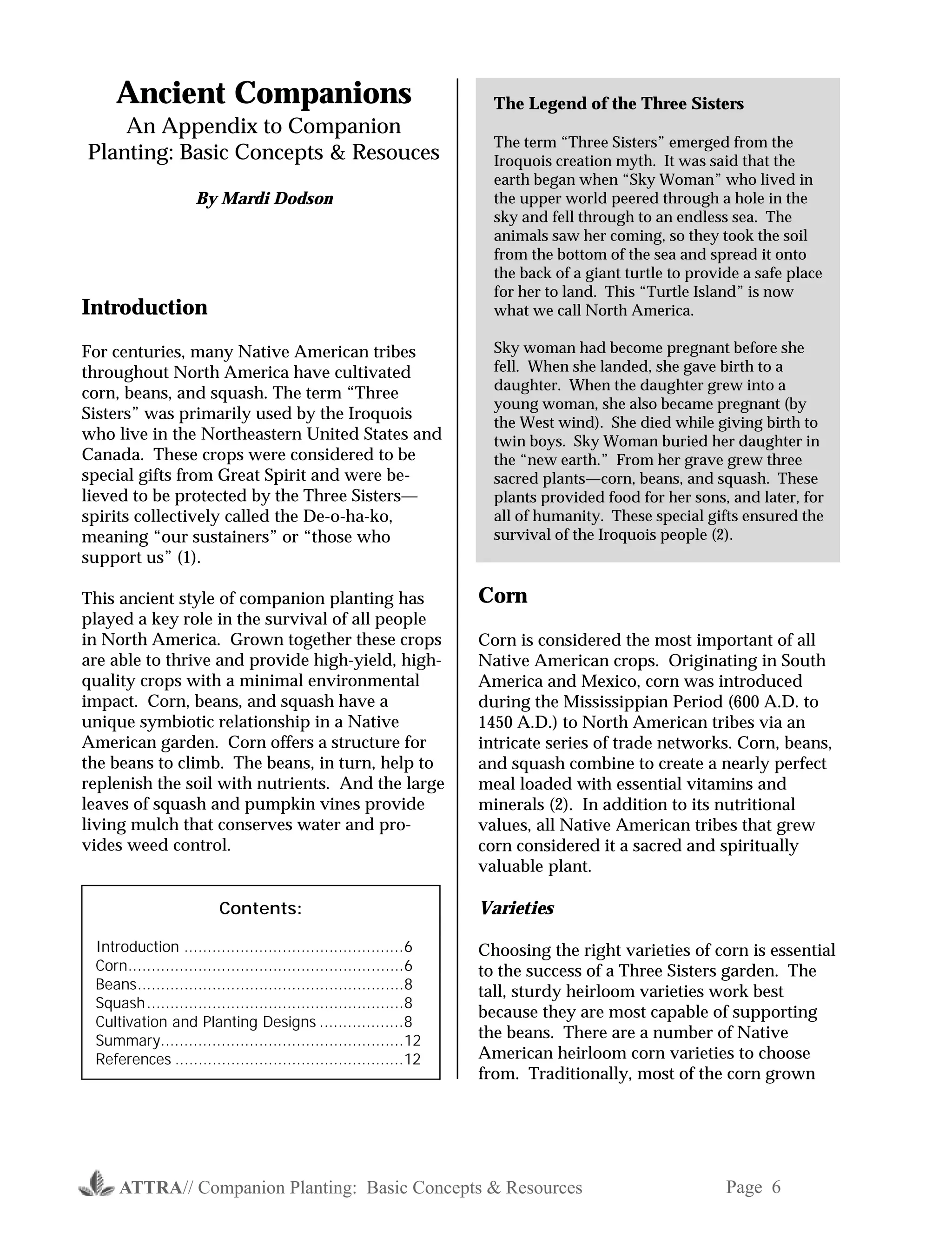 Companion Planting: Basic Concepts and Resources | PDF
