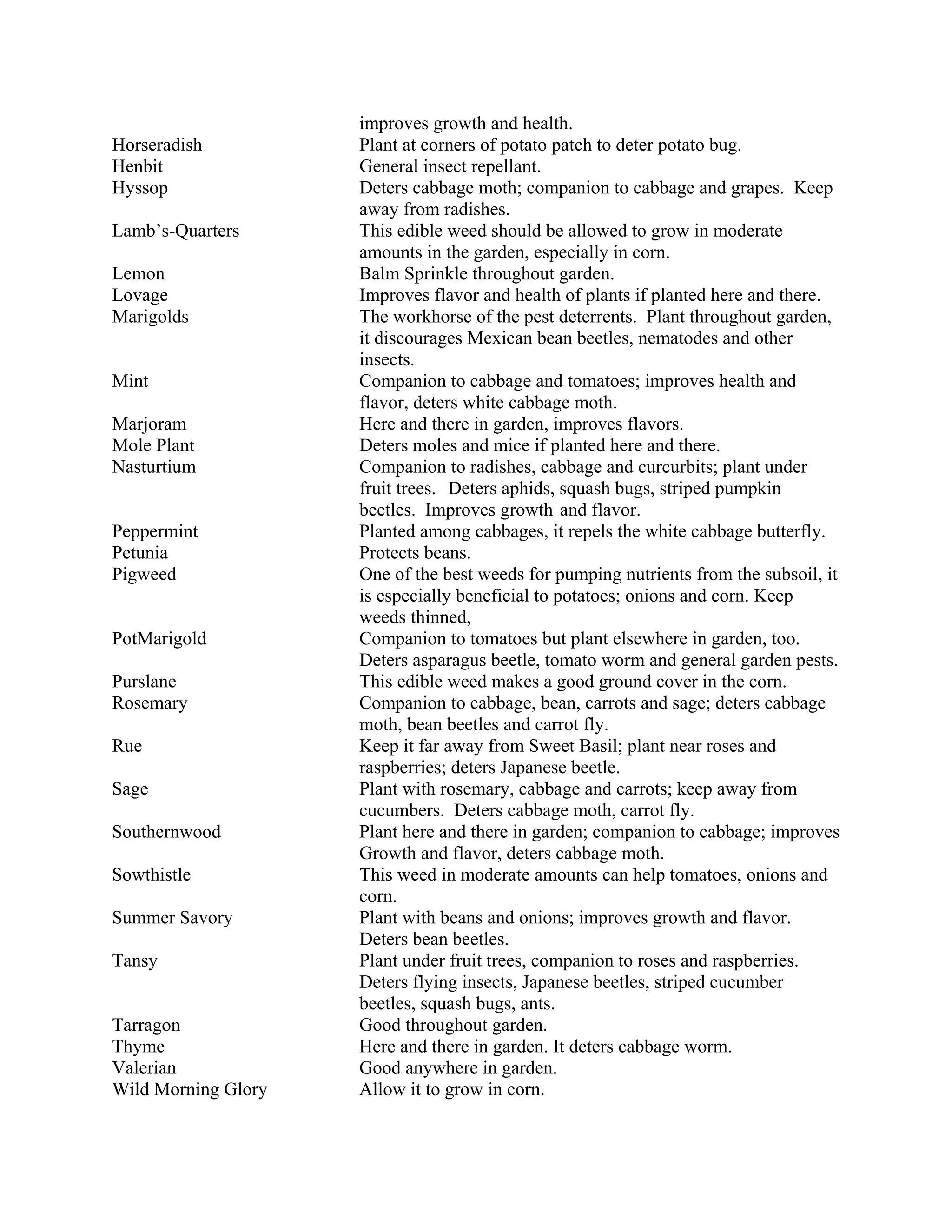 Companion Planting with Herbs - Cornell Cooperative Extension of ...