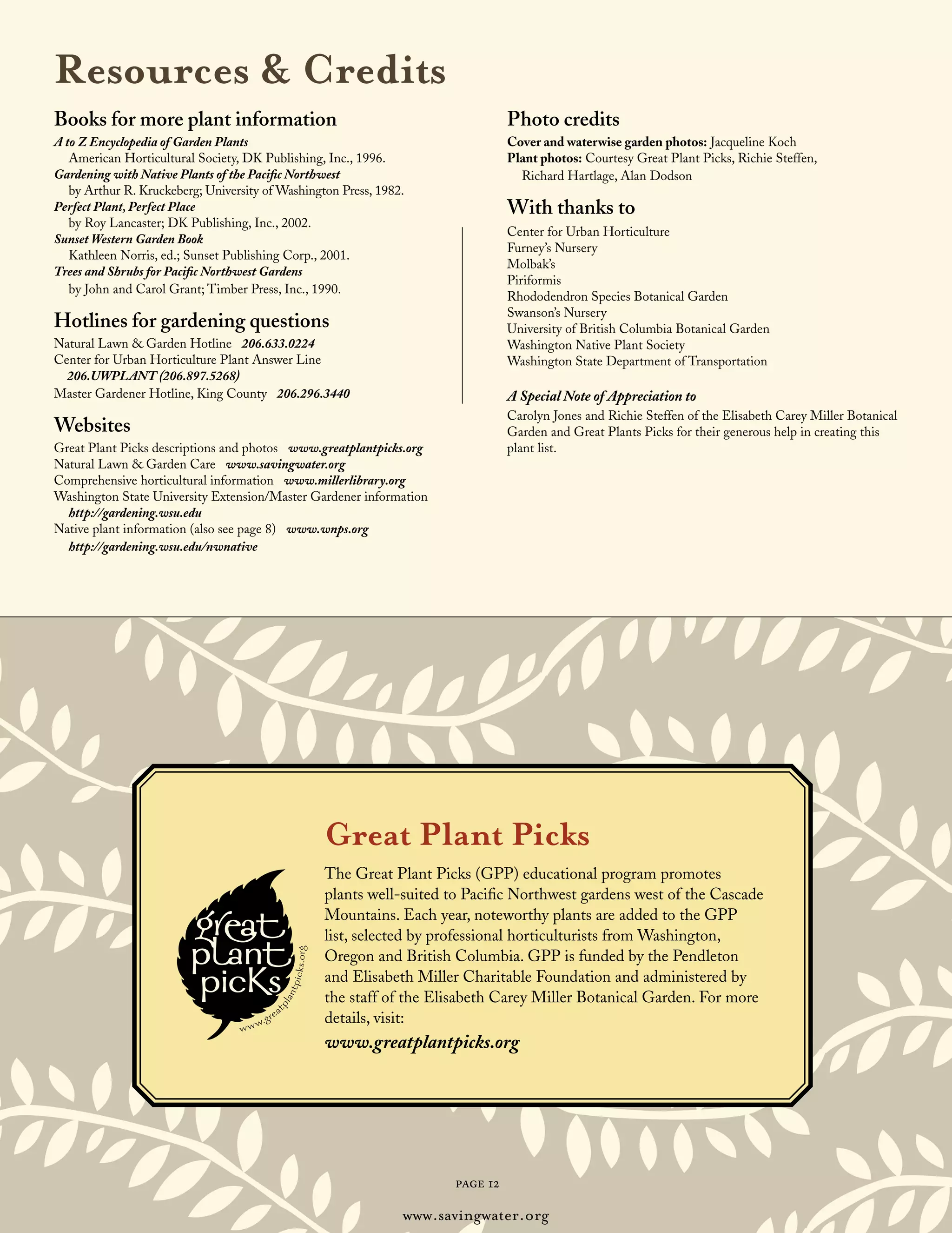 Pacific Northwest Native Plants List for a Trouble Free Garden | PDF