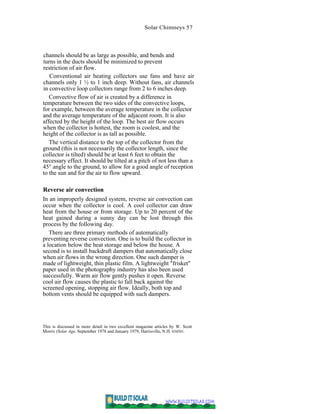 Solar Chimneys | PDF